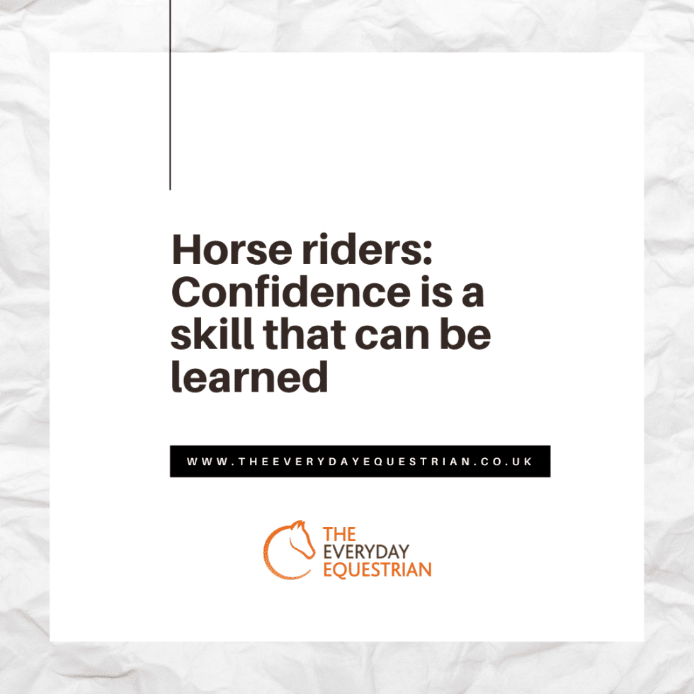 Horse riders: Confidence is a skill that can be learned | The Everyday ...